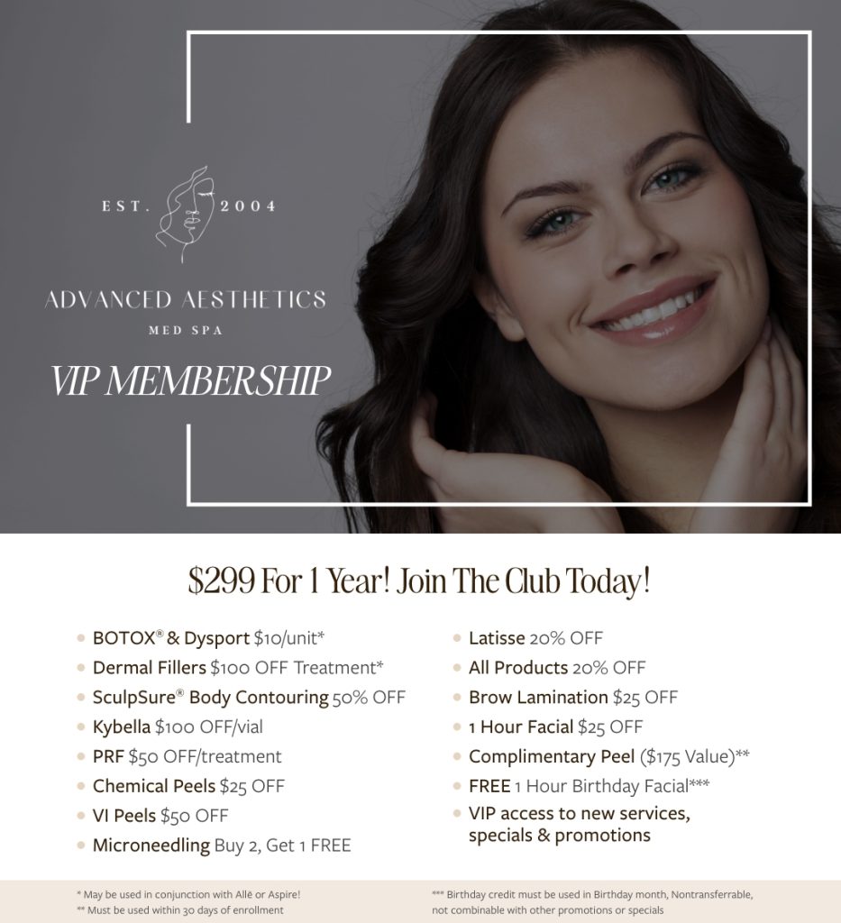 Medical Spa VIP Membership | Advanced Aesthetics